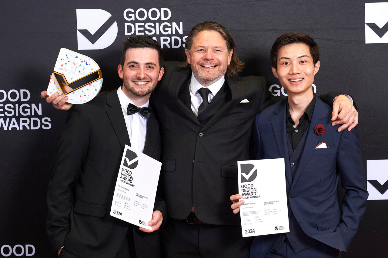 Mach One Electric Skateboard Wins Gold at Australian Good Design Award ...