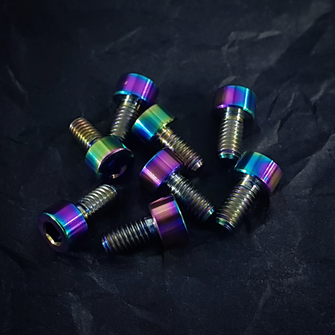 Titanium Motor Screws M4 x 8mm for Electric Skateboards Longboards ...